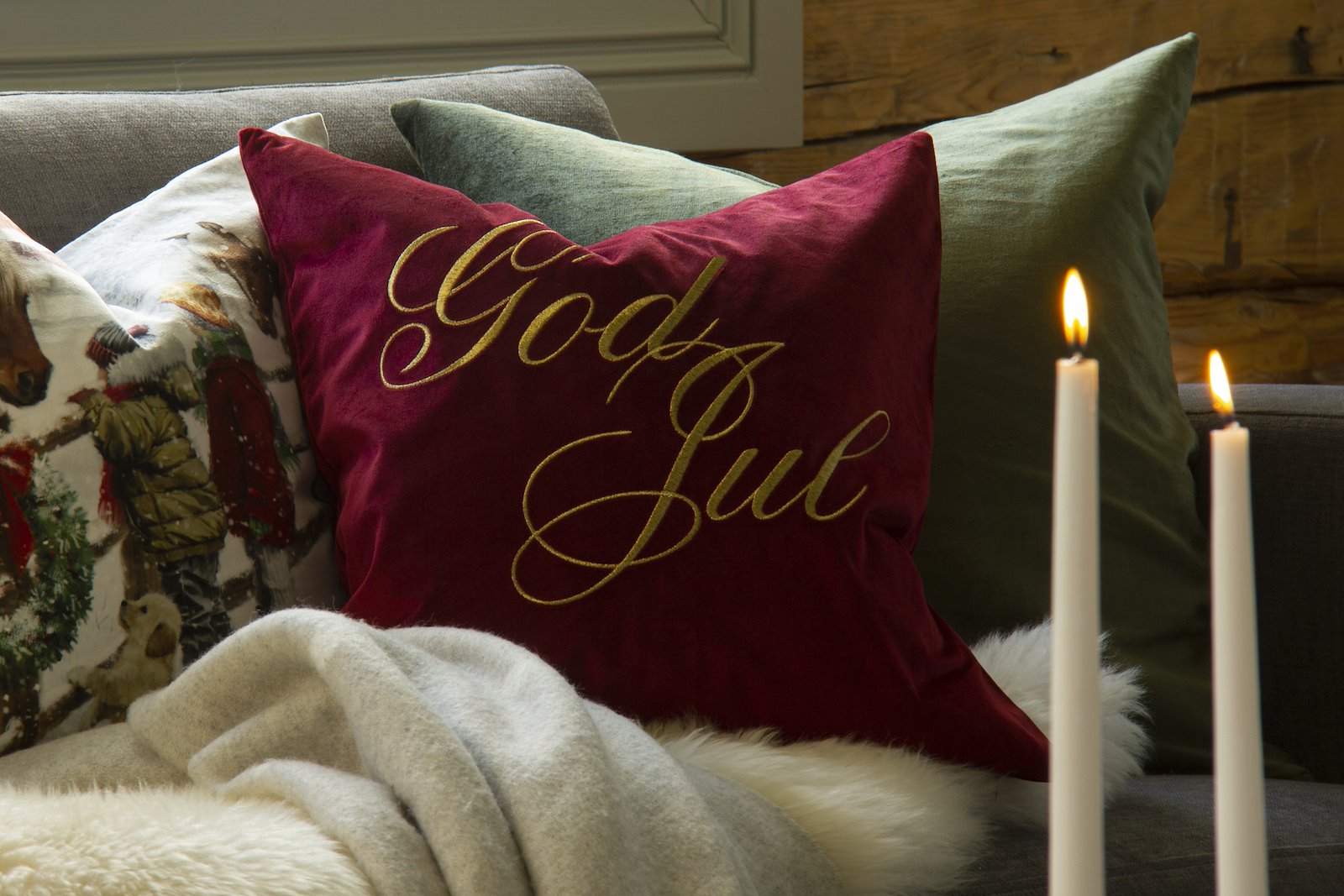 God Jul putetrekk - Juleputer, pledd og tekstiler I Skap koselig jul hjemme