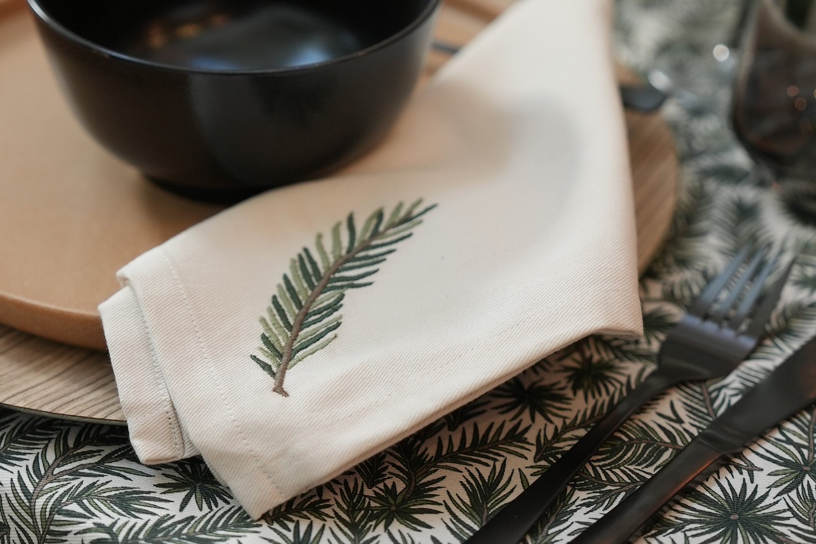 Granris serviett 2pk - Bord- og kjøkkentekstiler I Oppgrader julebordet