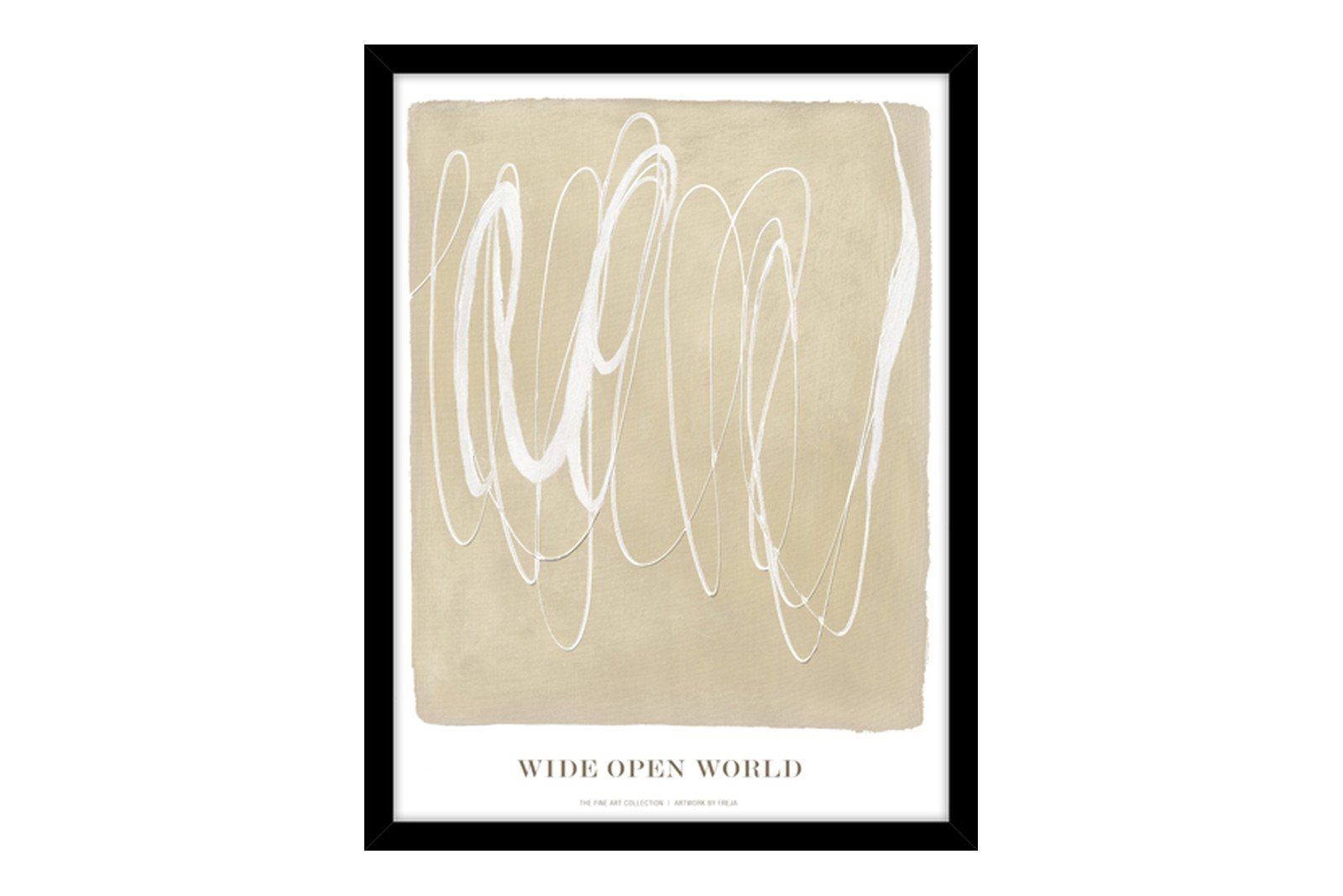 Wide Open World - Digitale print