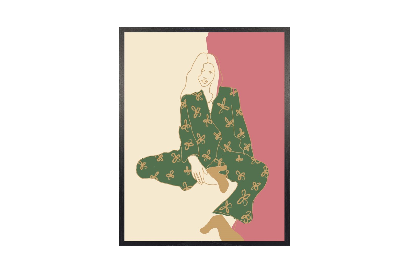 Vintage poses 2 33x43cm - Digitale print