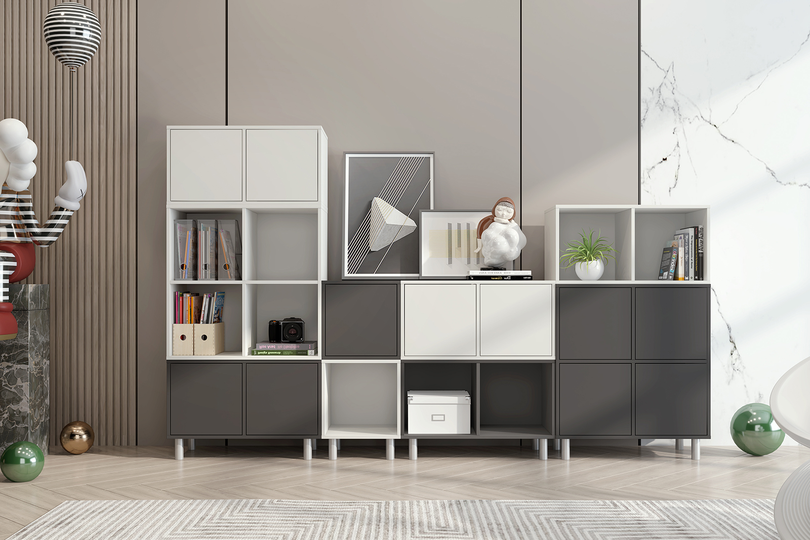 Block hyllesystem - Hyller - Praktiske hyllesystemer hos Skeidar