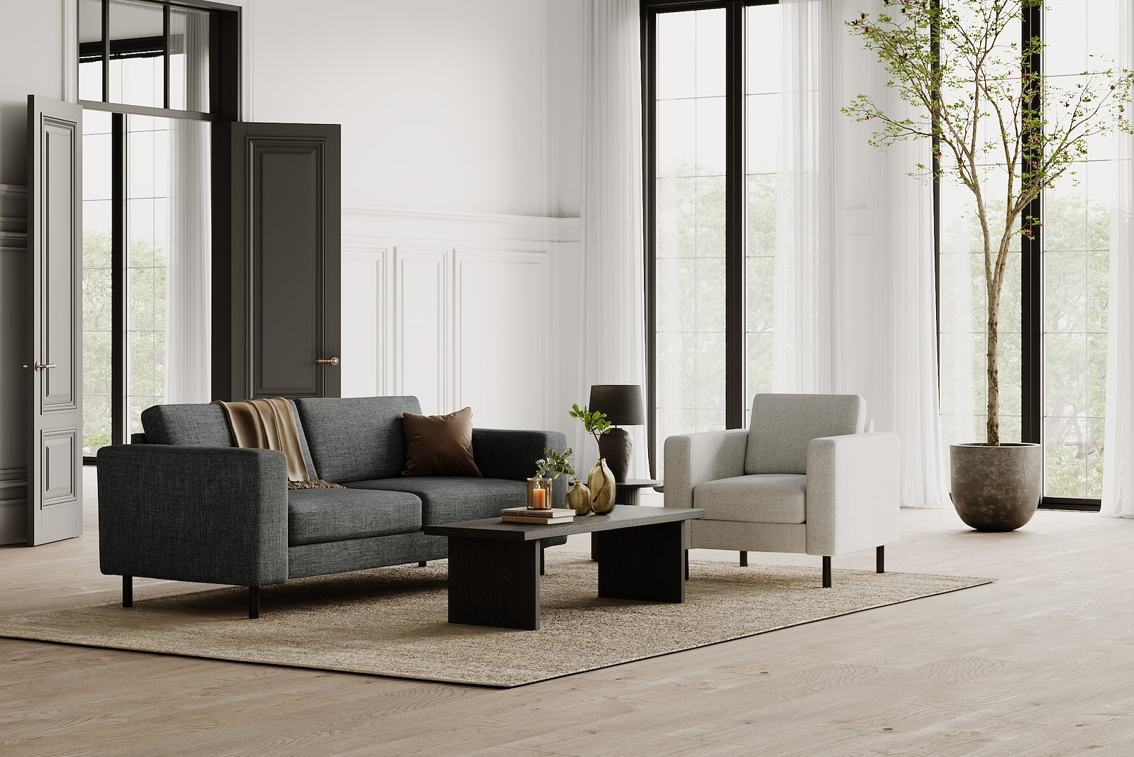 Salerno bord - Praktiske småbord til alle rom