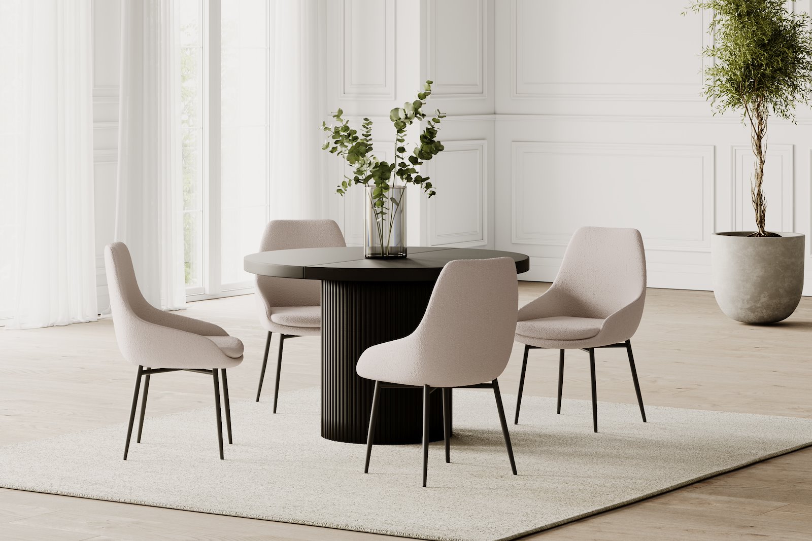 Visby rundt spisebord - Spisebord - Bord for alle måltider hos Skeidar