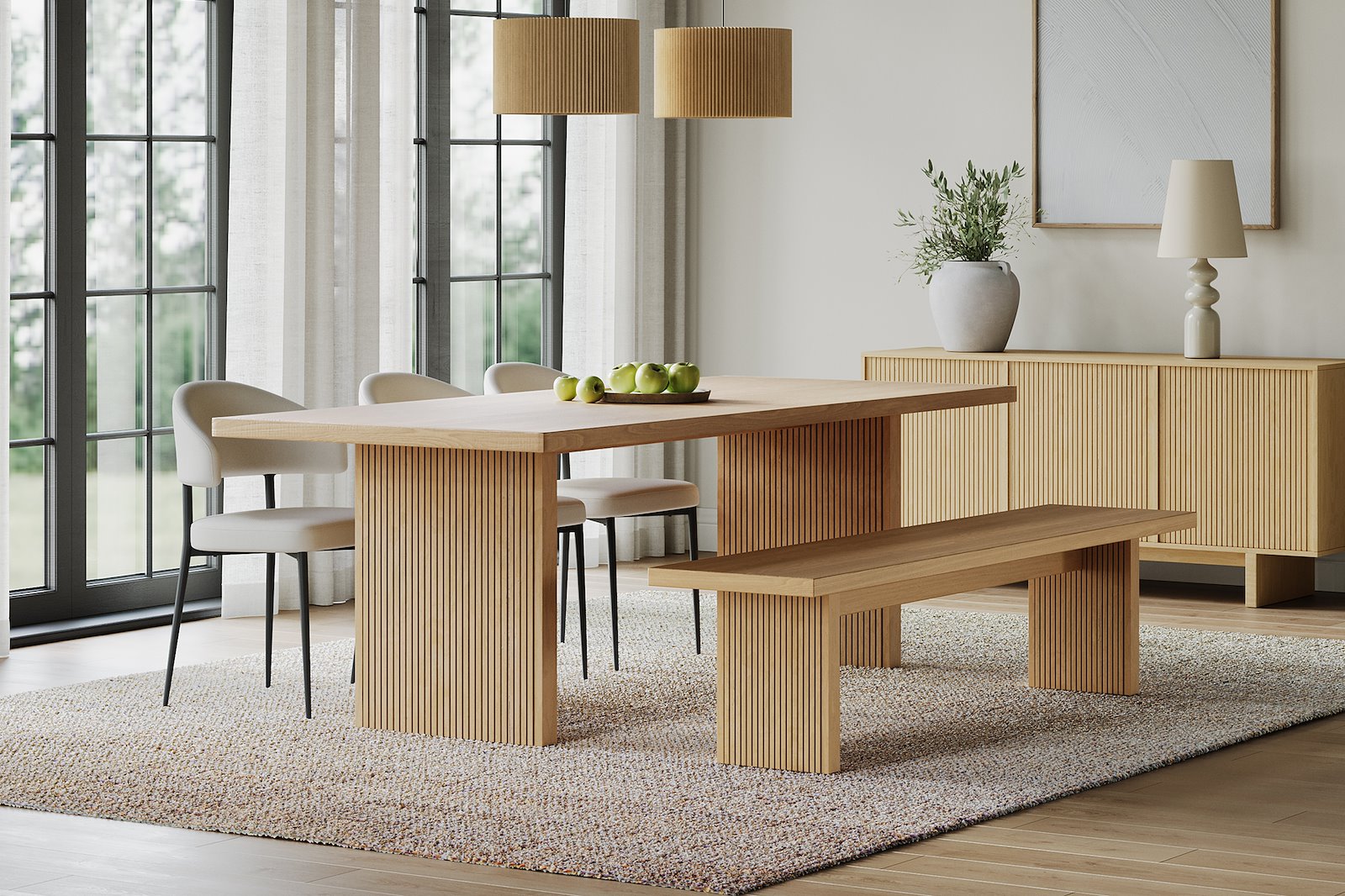 Groove spisebord - Spisebord - Bord for alle måltider hos Skeidar