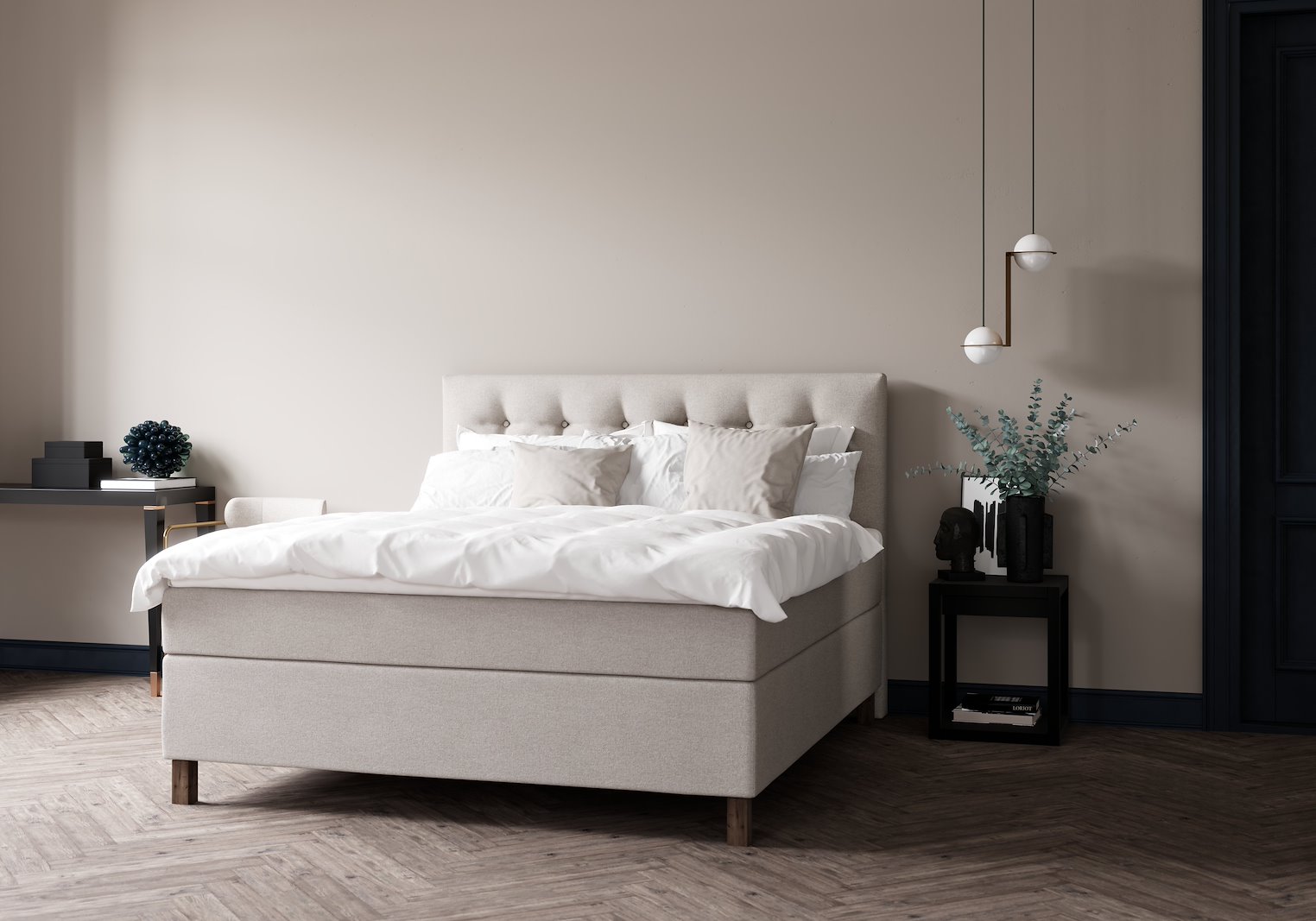 SL10 kontinentalseng - Kontinentalseng I Kontinentalsenger med riktig støtte og komfort