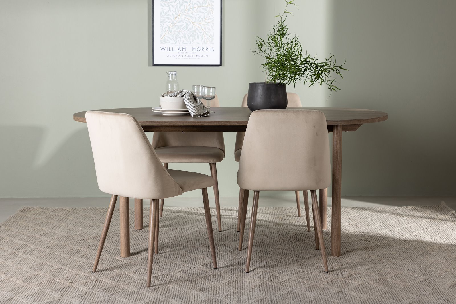 Night Spisestol. Sett av 2. - Spisestoler med fokus på komfort og design