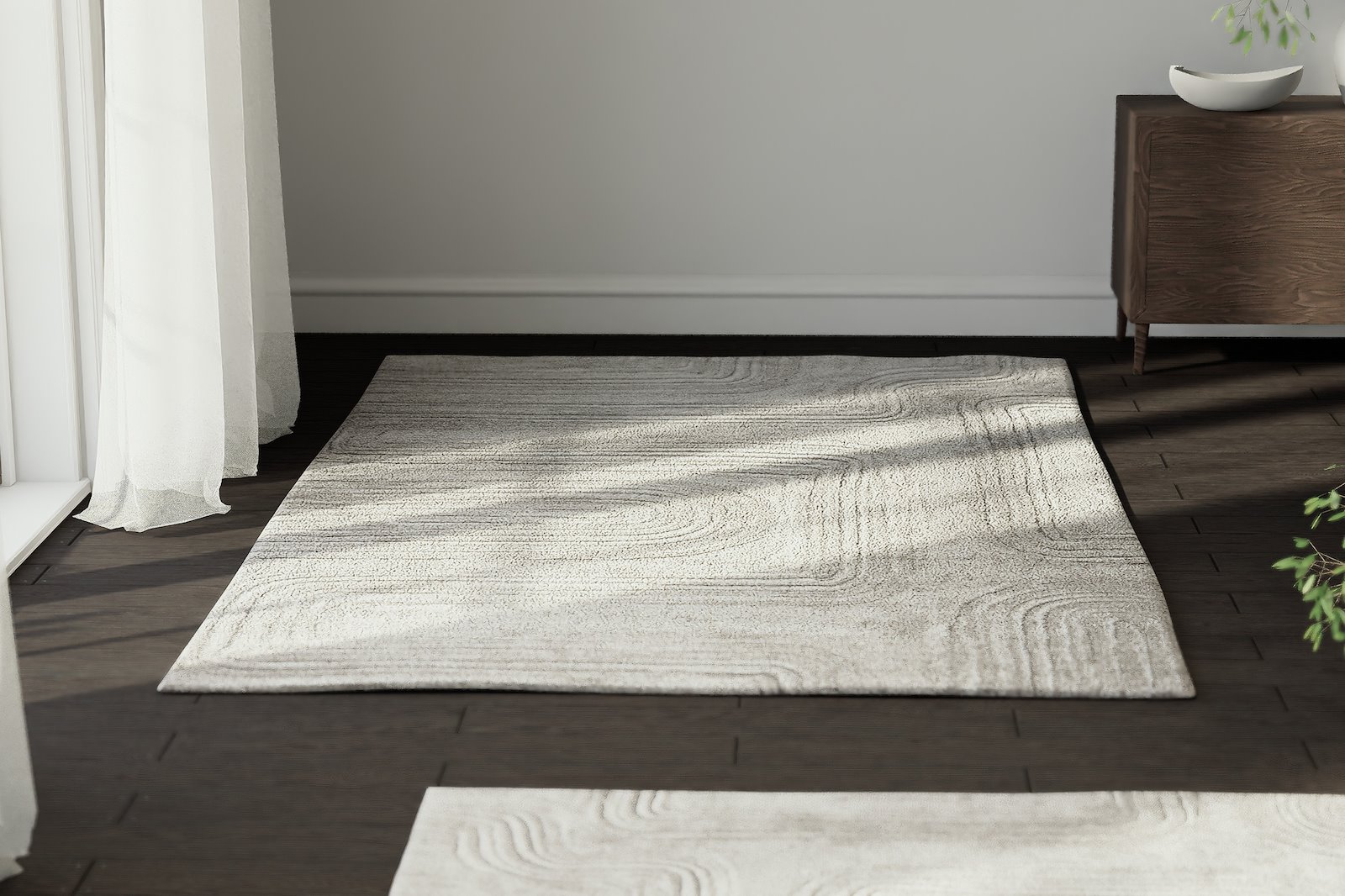 Jane teppe grå - Gulvteppe - Store tepper for varme soner hos Skeidar